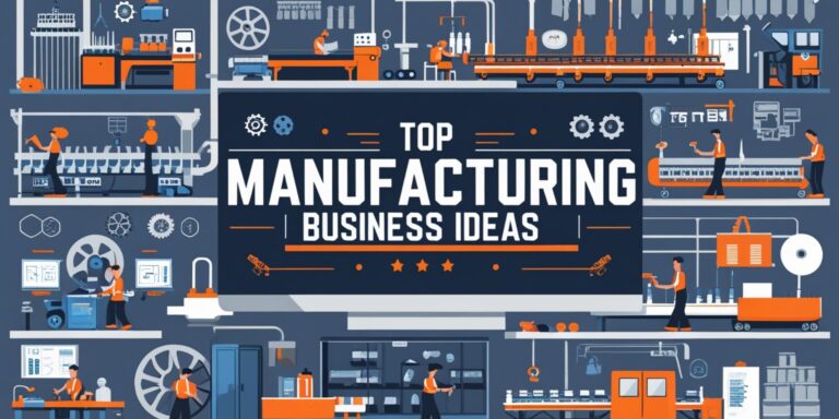 Top 20 Manufacturing Business Ideas to Start (2026) - Low-Cost Ideas