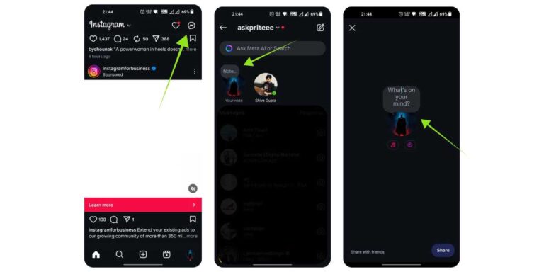 175+ Best Instagram Notes Ideas for 2025 | Cool, Short & Funny
